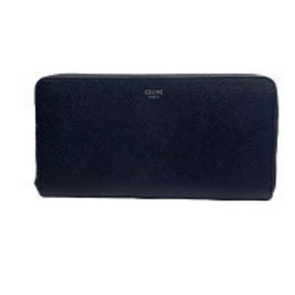 Celine | Bags | Celine Zip Long Wallet Calfskin Black Kj | Poshmark